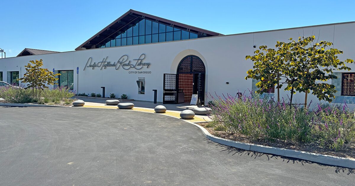 New Pacific Highlands Ranch Library will serve San Diego's North County ...